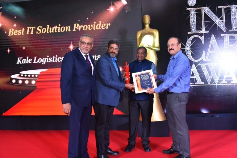 KALE LOGISTICS SOLUTIONS WINS BEST IT SOLUTION PROVIDER AT INDIA CARGO AWARDS 2022 - Kale Info ...